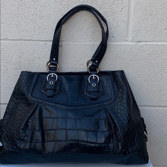 Coach | Bags | Coach Madison Exotic Croc Handbag | Poshmark